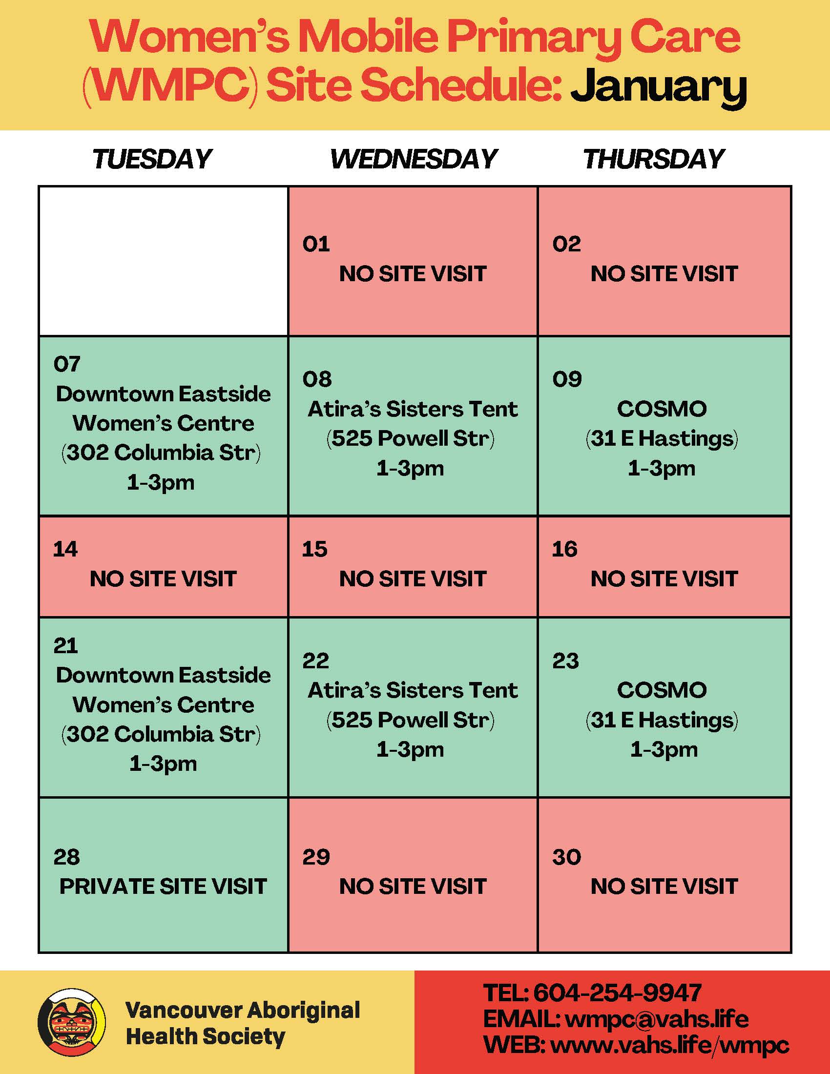 Women's Mobile Primary Care | VAHS